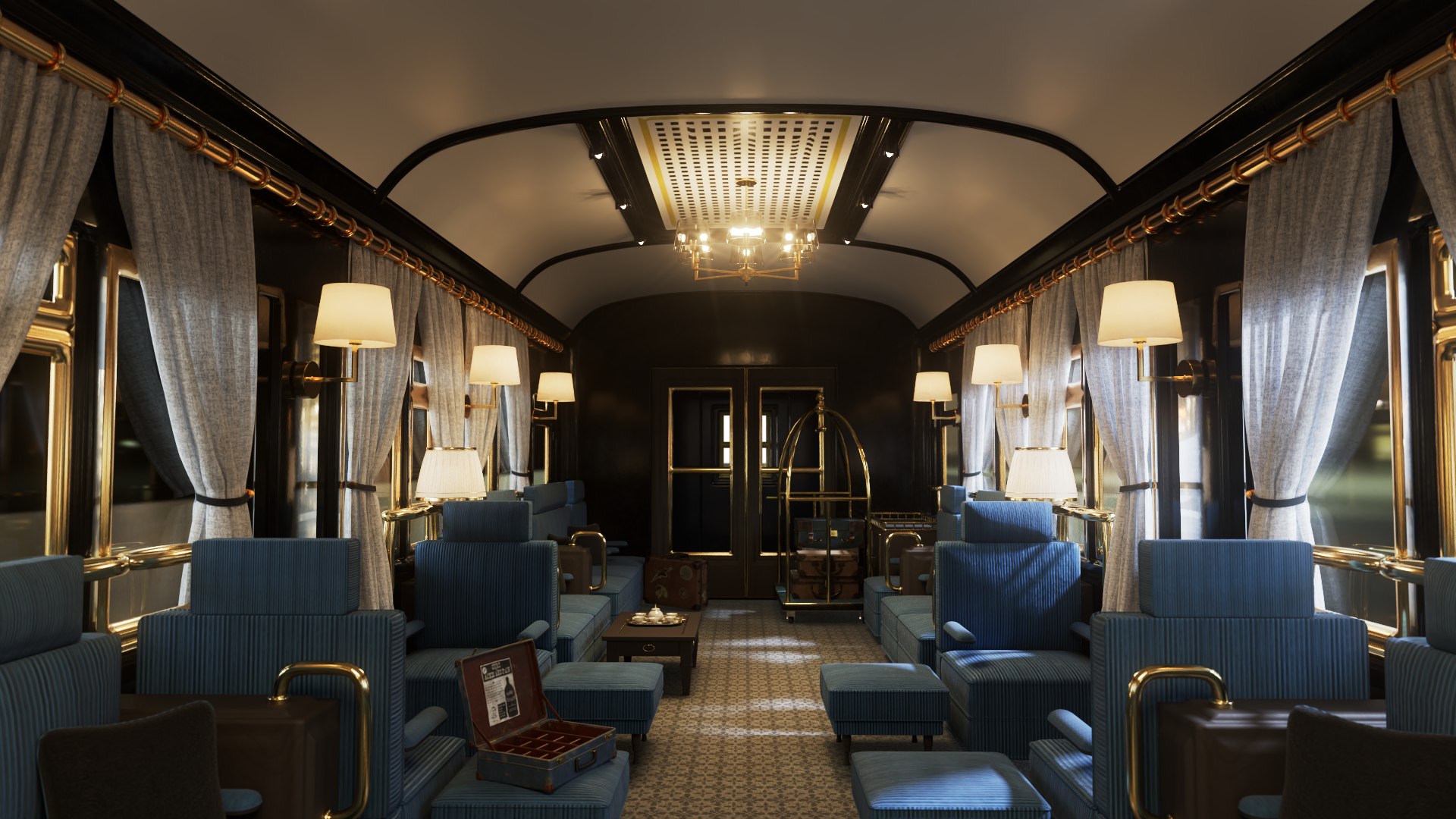 3D Orient Express Train - Passenger Seat Model - TurboSquid 2150833