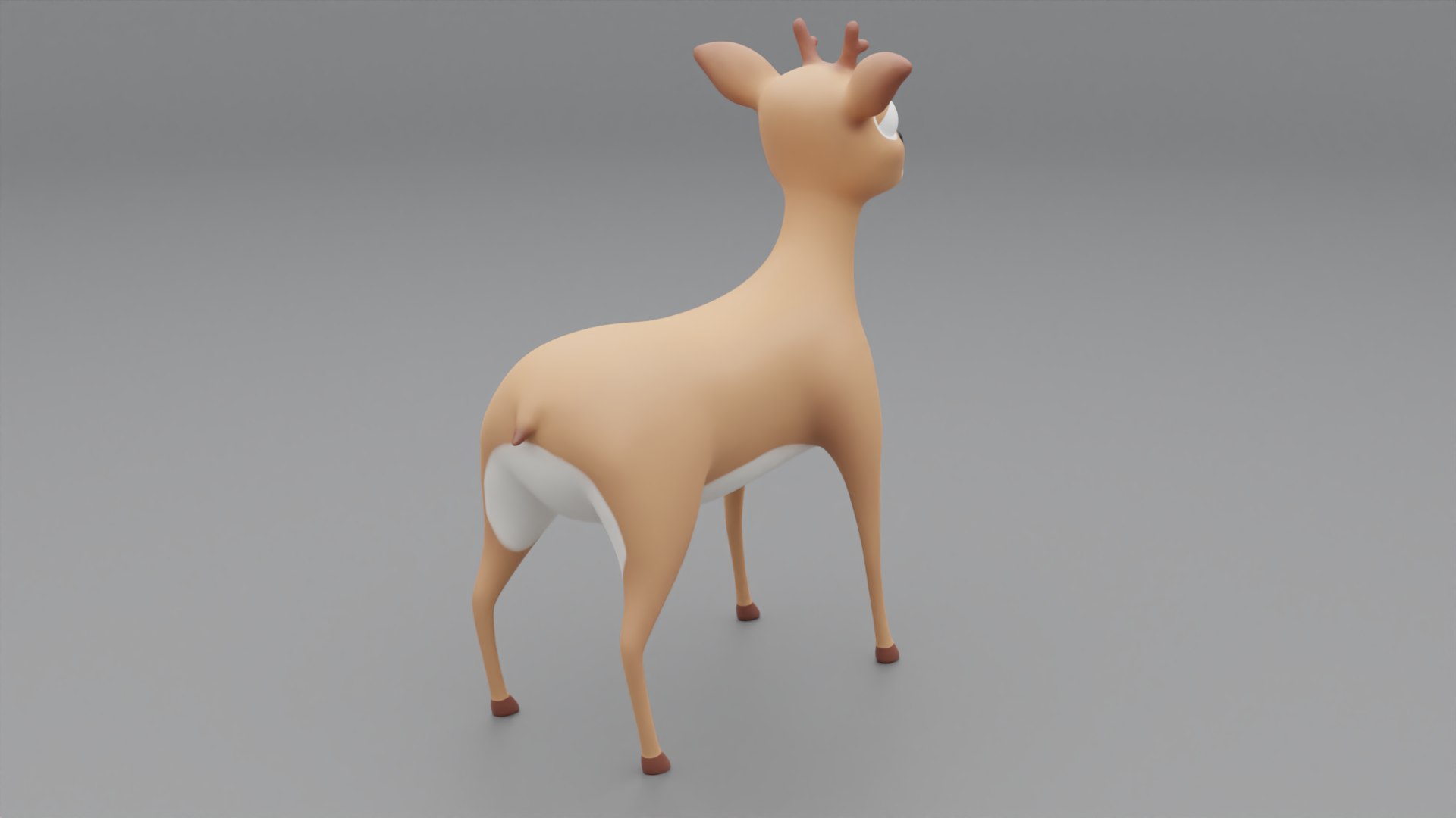 3D Deer Cartoon - TurboSquid 2100688