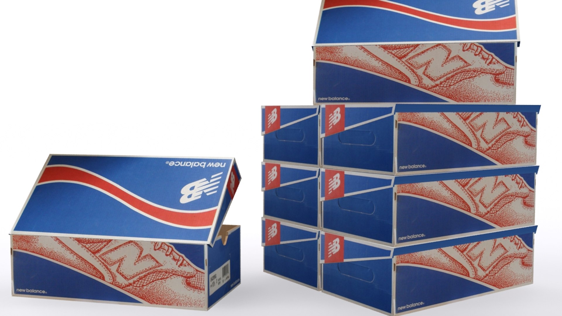 3d Model New Shoe Box 1