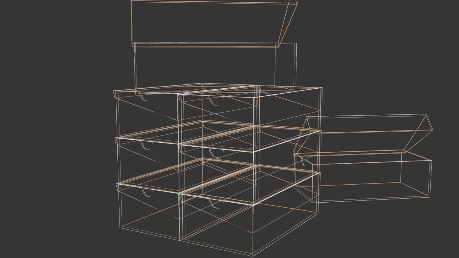 3d Model New Shoe Box 1