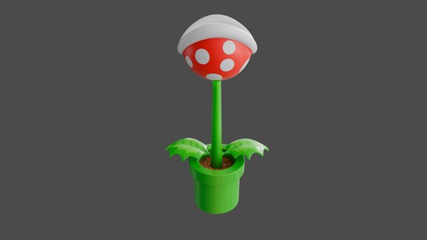 modelo 3d Planta Piraña de Super Mario - TurboSquid 2336433