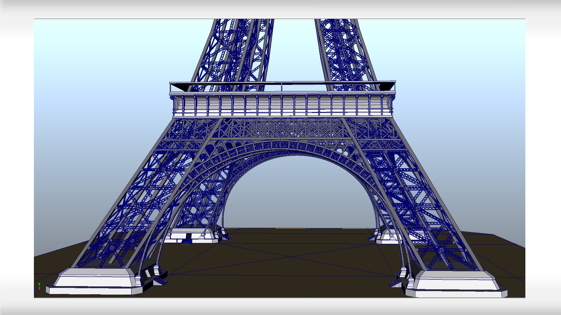3D Eiffel Tower 2025 HI MED Model - TurboSquid 2386603