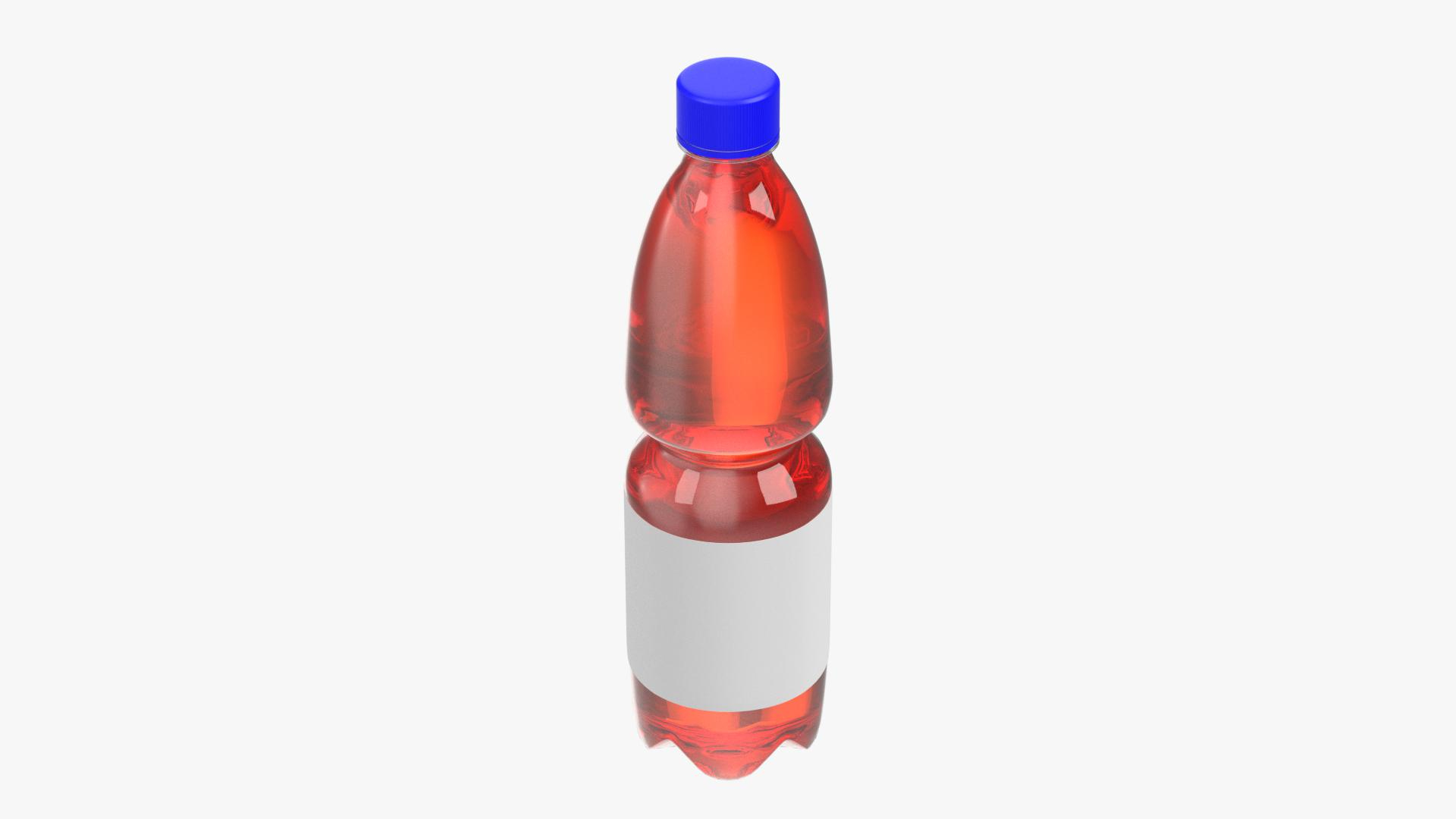 3D plastic bottle liquid label model - TurboSquid 1341628