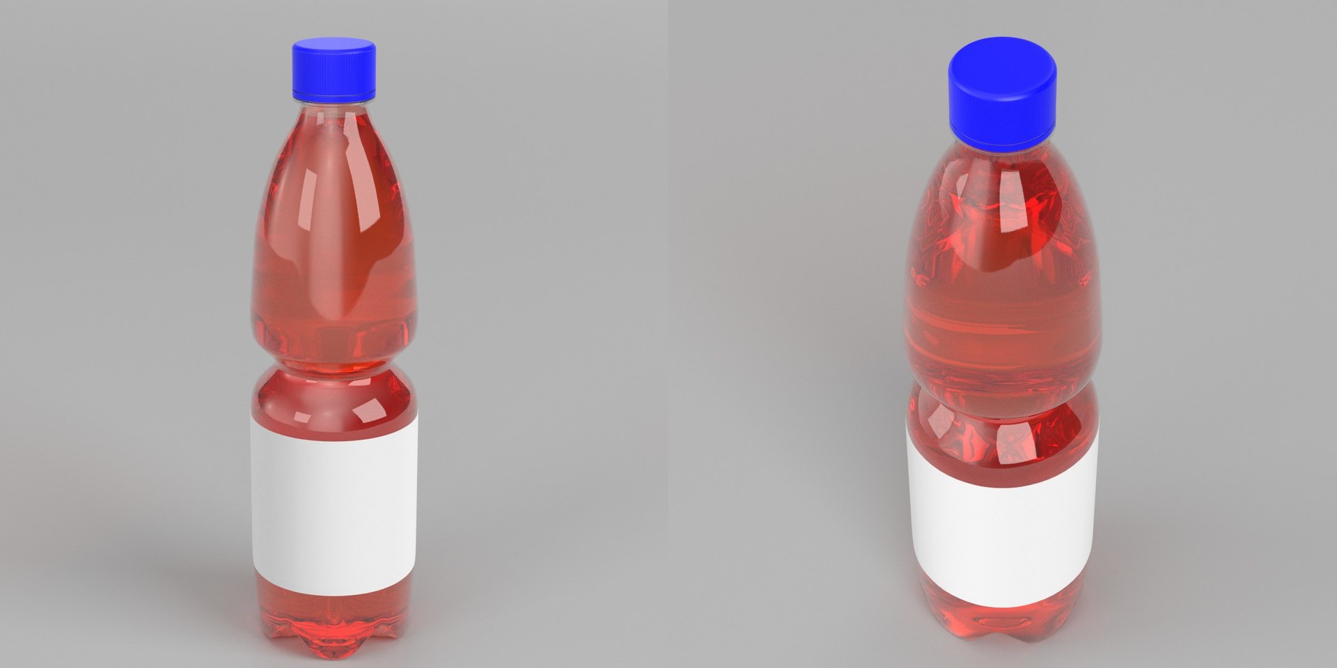 3D plastic bottle liquid label model - TurboSquid 1341628