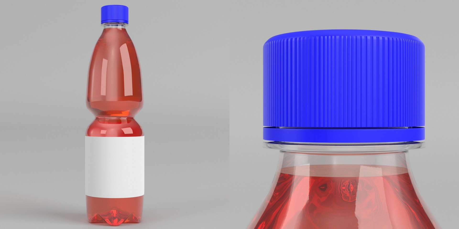 3D plastic bottle liquid label model - TurboSquid 1341628