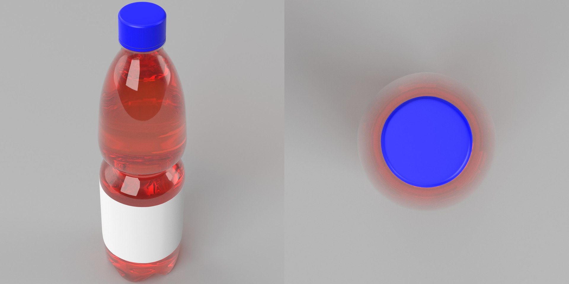 3D plastic bottle liquid label model - TurboSquid 1341628