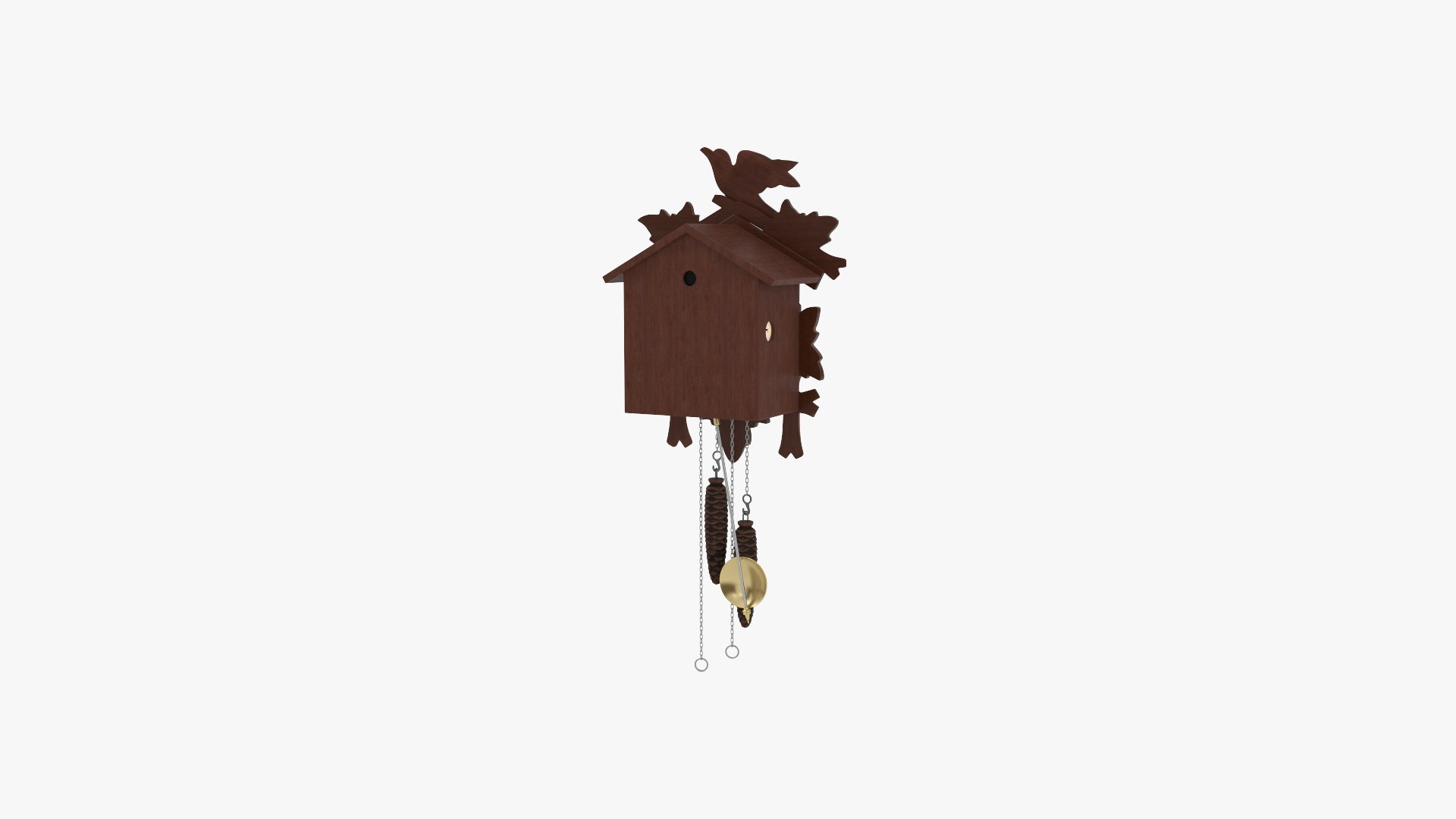 3D Wooden Cuckoo Clock - TurboSquid 2183614