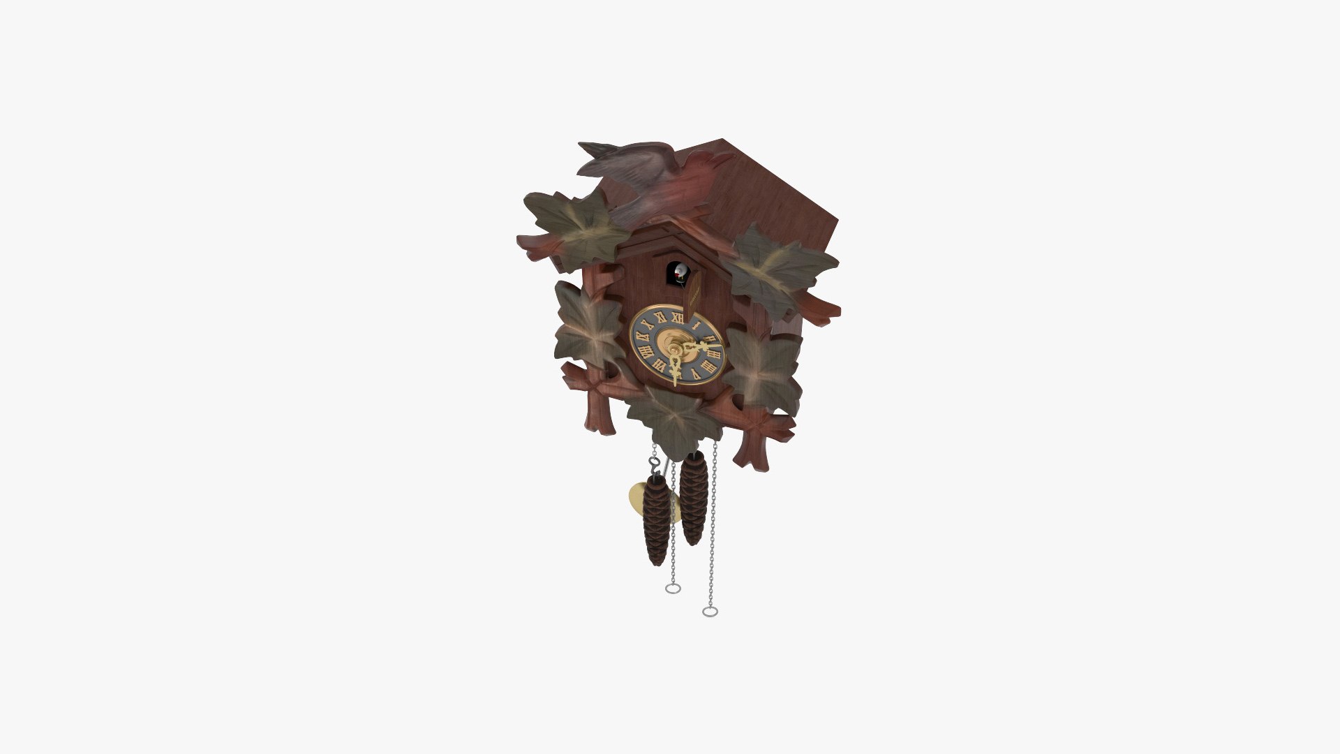 3D Wooden Cuckoo Clock - TurboSquid 2183614