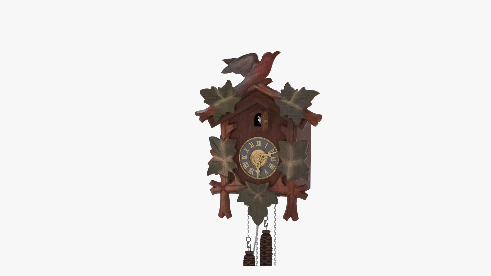 3D Wooden Cuckoo Clock - TurboSquid 2183614