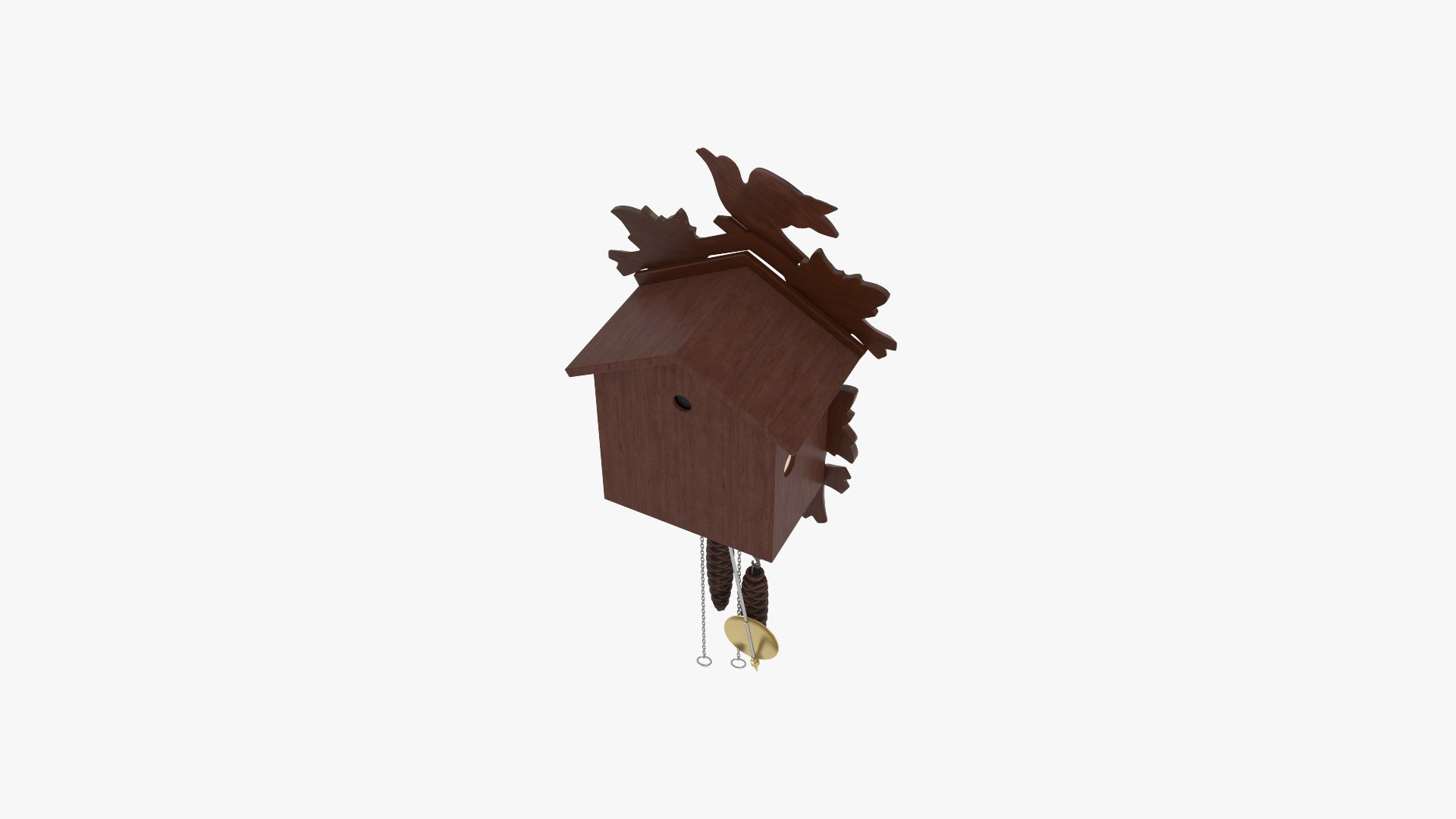 3D Wooden Cuckoo Clock - TurboSquid 2183614