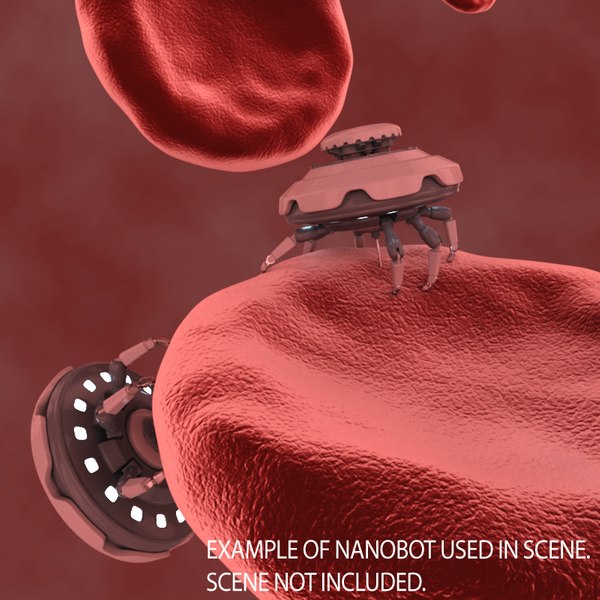 3d model nanobot nano bot