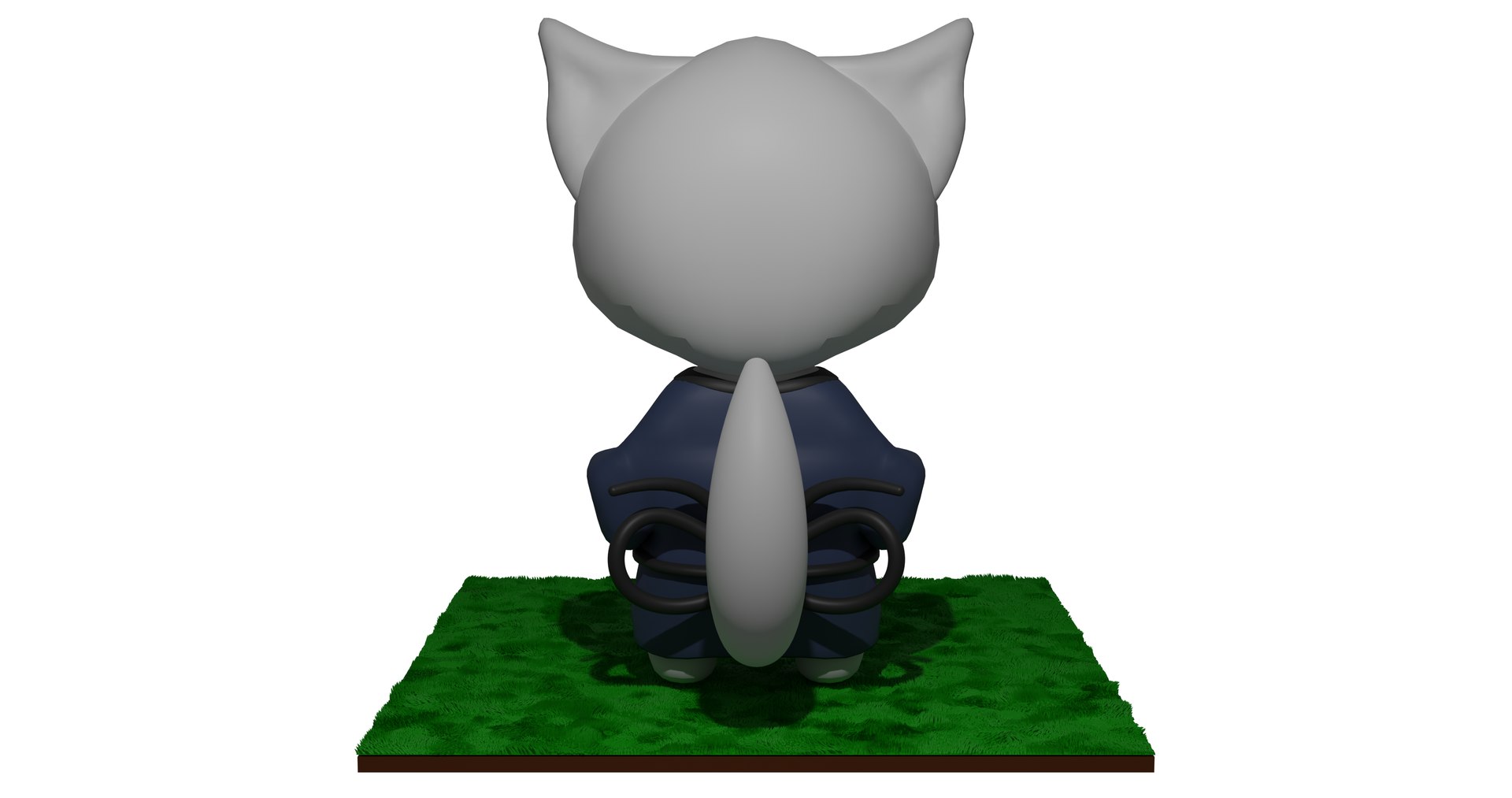 3D Model Cute Cat Character - TurboSquid 2230469