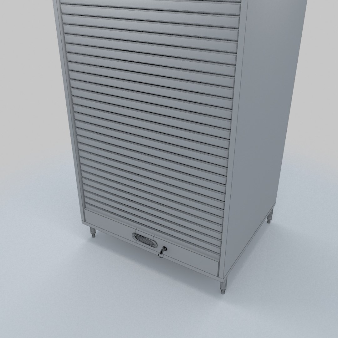 3D roller shutter cabinet - TurboSquid 1648750
