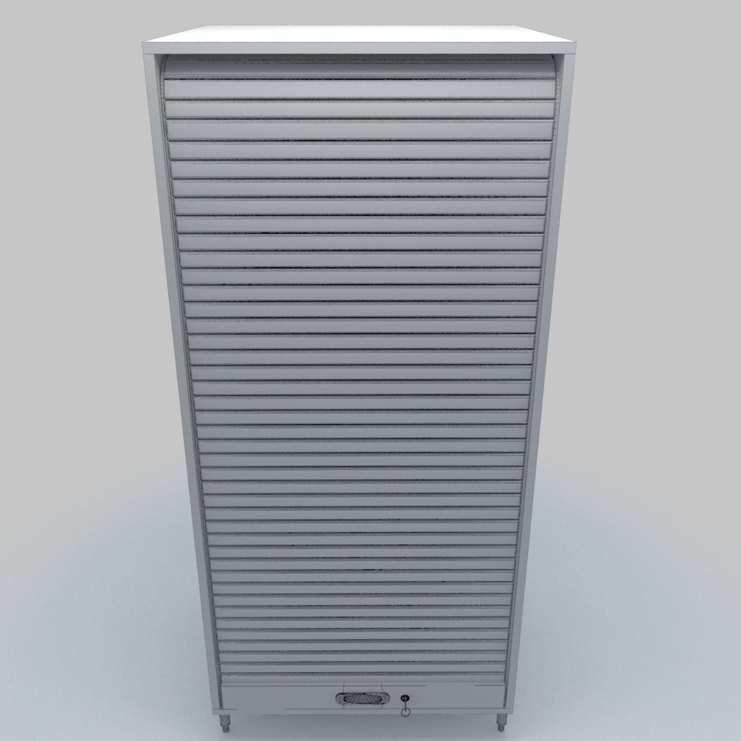 3D roller shutter cabinet - TurboSquid 1648750