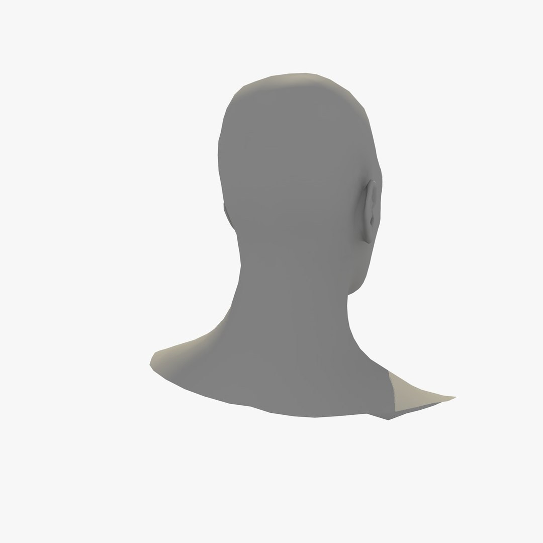 3D Realistic Head Base Mesh Model - TurboSquid 1438194