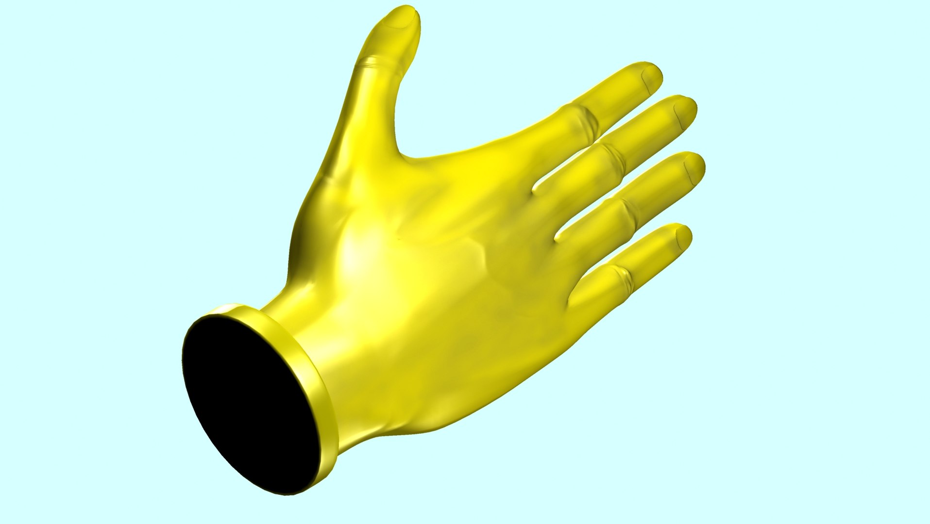 Handshake Door Handle 3D Model - TurboSquid 2180599