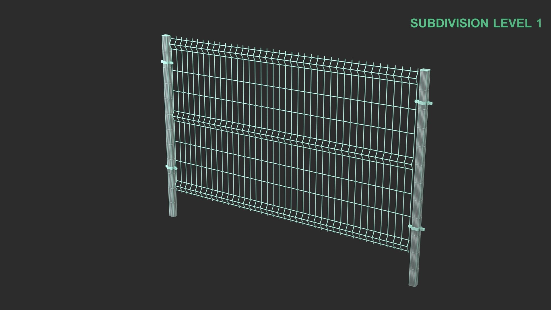 Fence 3D Model - TurboSquid 2318840
