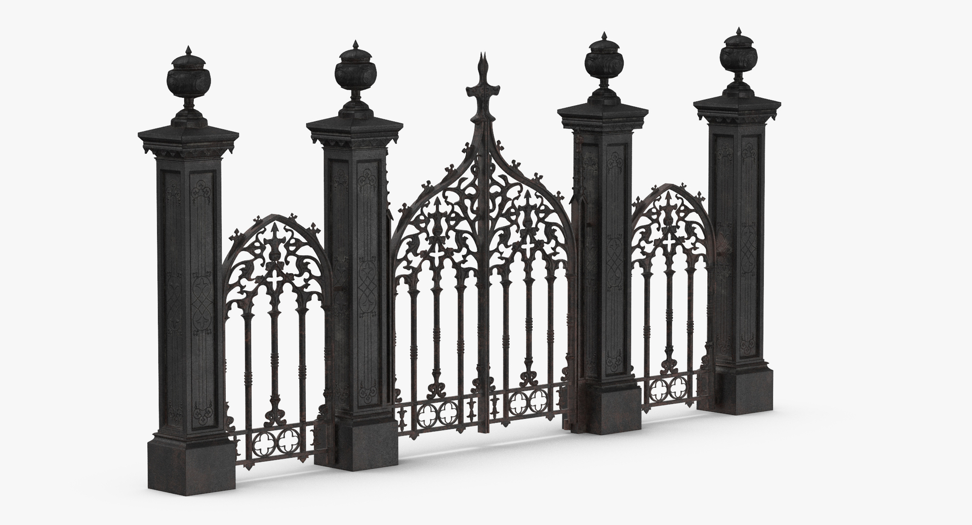 cemetery gates 02 c4d