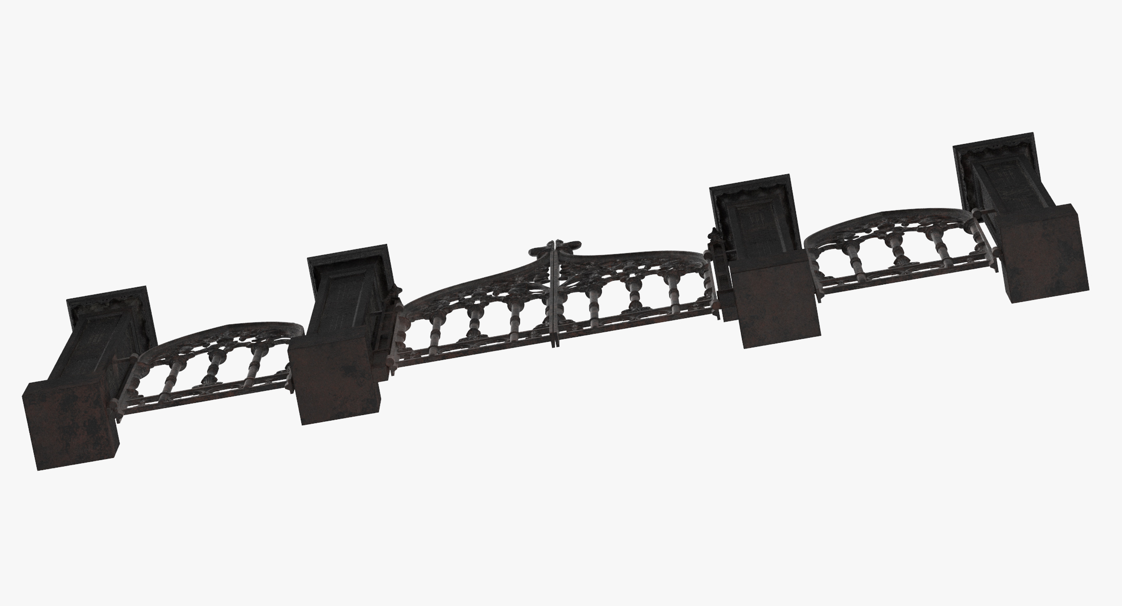 cemetery gates 02 c4d