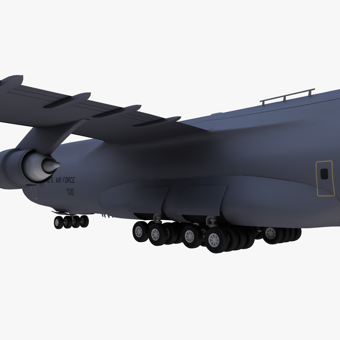 3d lockheed martin c5 galaxy model