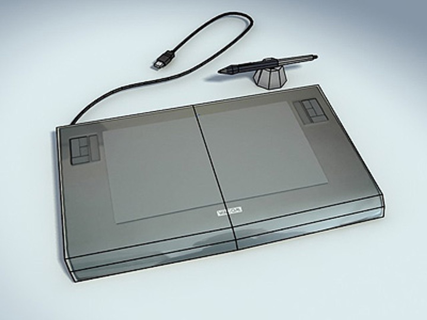 Wacom Tablet 3d Model
