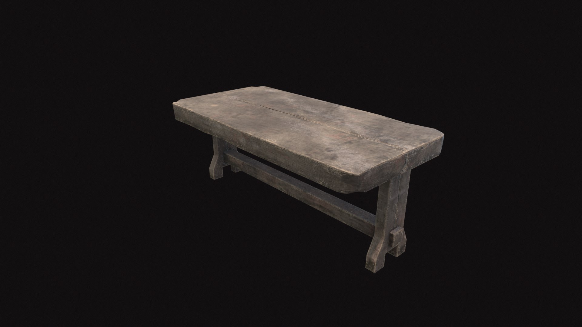 Medieval Table V3 3D Model - TurboSquid 2319284