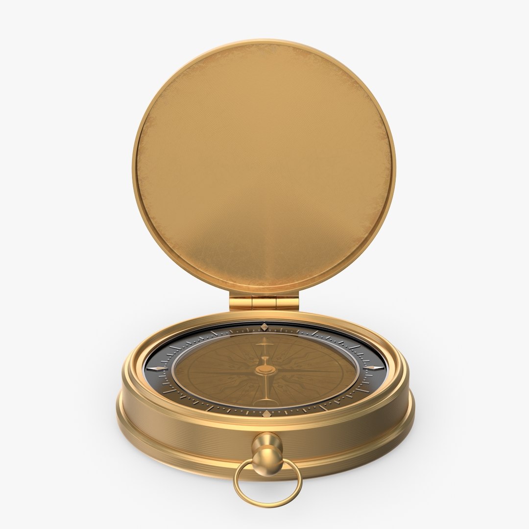 Retro Compass Model - TurboSquid 1191079