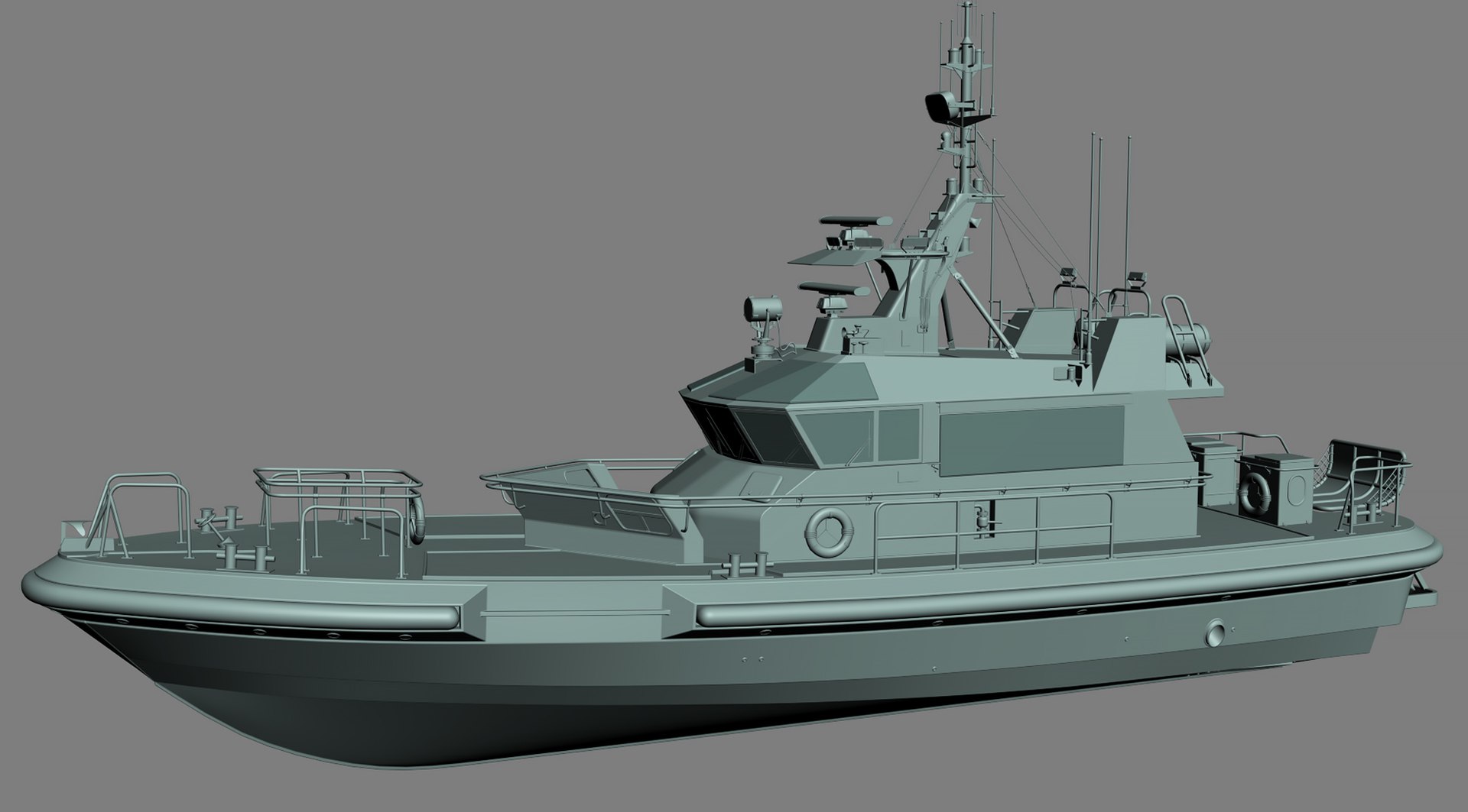 Patrol Boat 22m 3D Model - TurboSquid 1849640