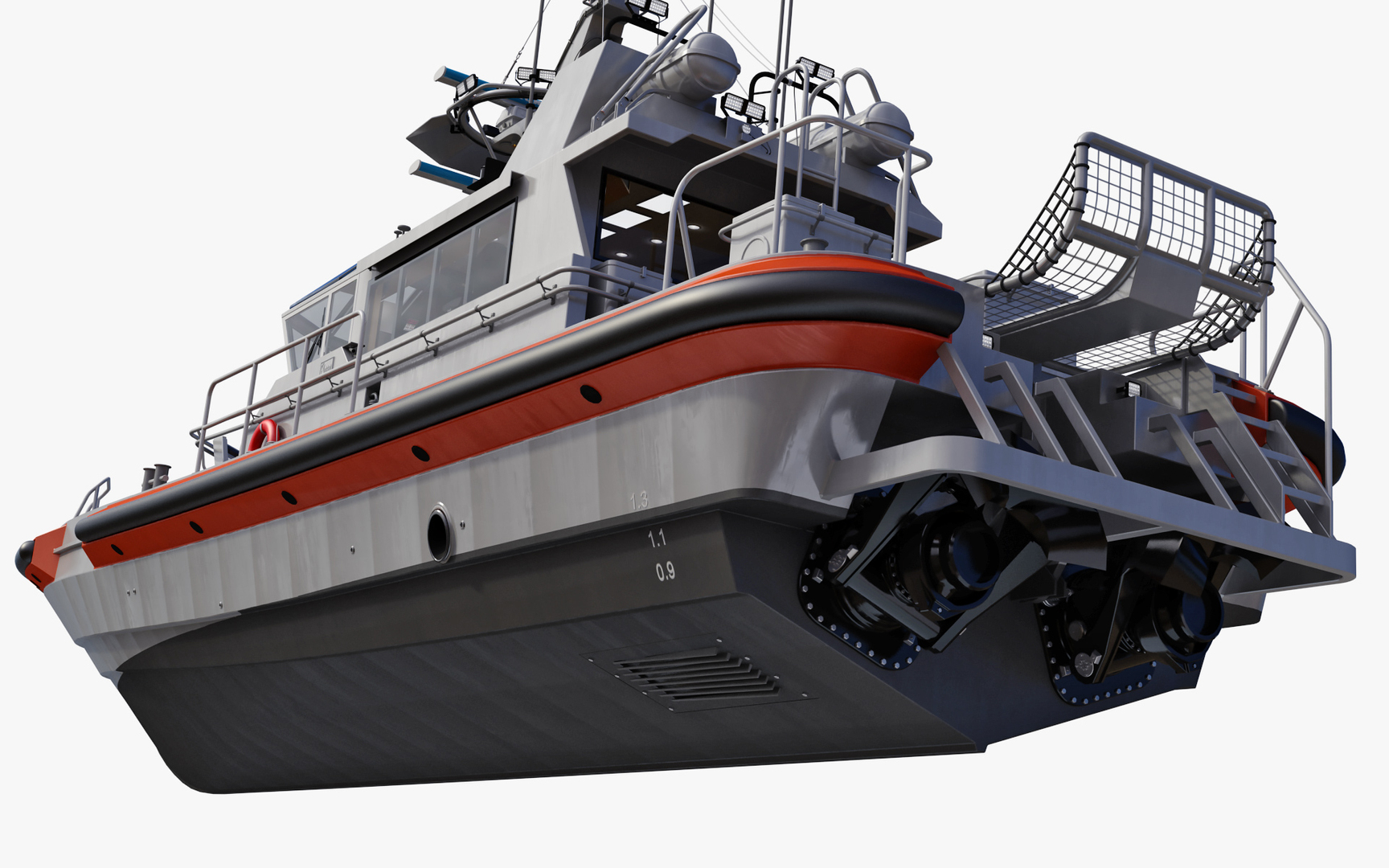 Patrol Boat 22m 3D model - TurboSquid 1849640