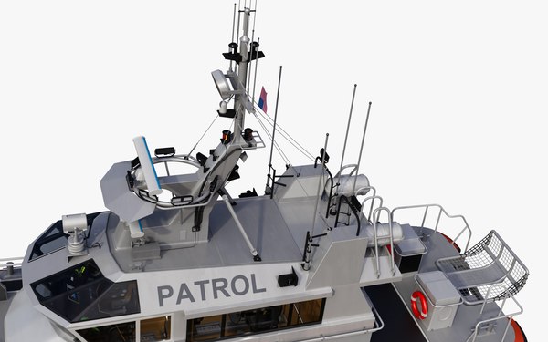 Patrol Boat 22m 3D model - TurboSquid 1849640