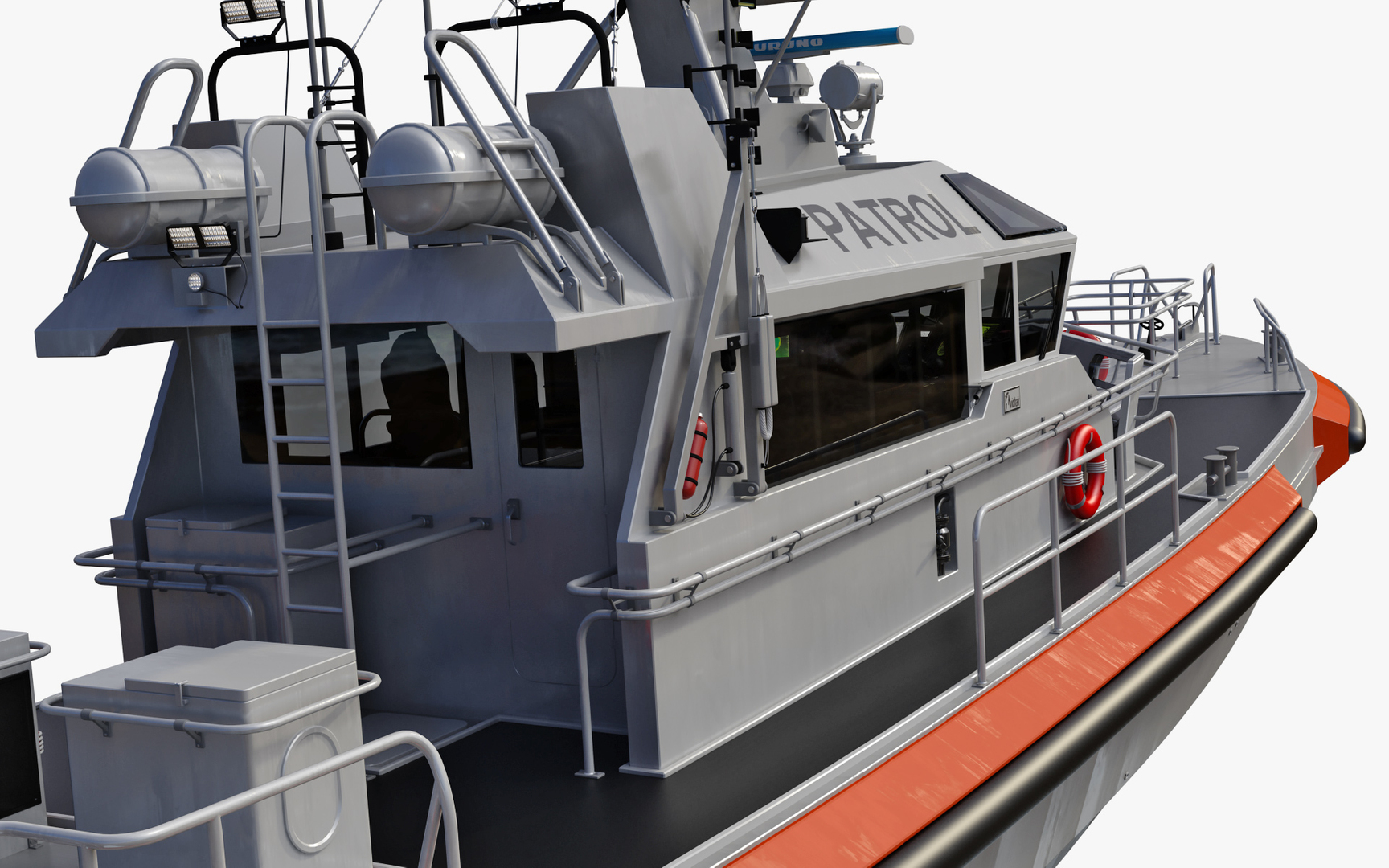 Patrol Boat 22m 3D model - TurboSquid 1849640