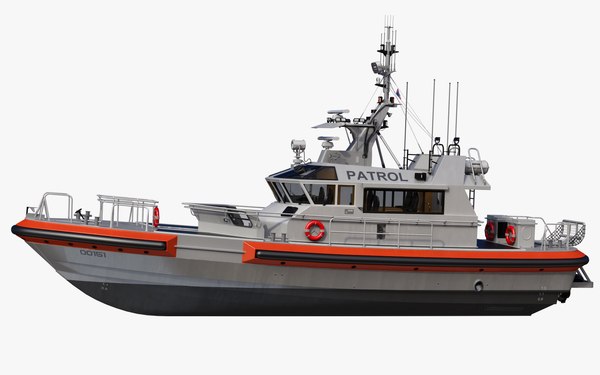 Patrol Boat 22m 3D model - TurboSquid 1849640