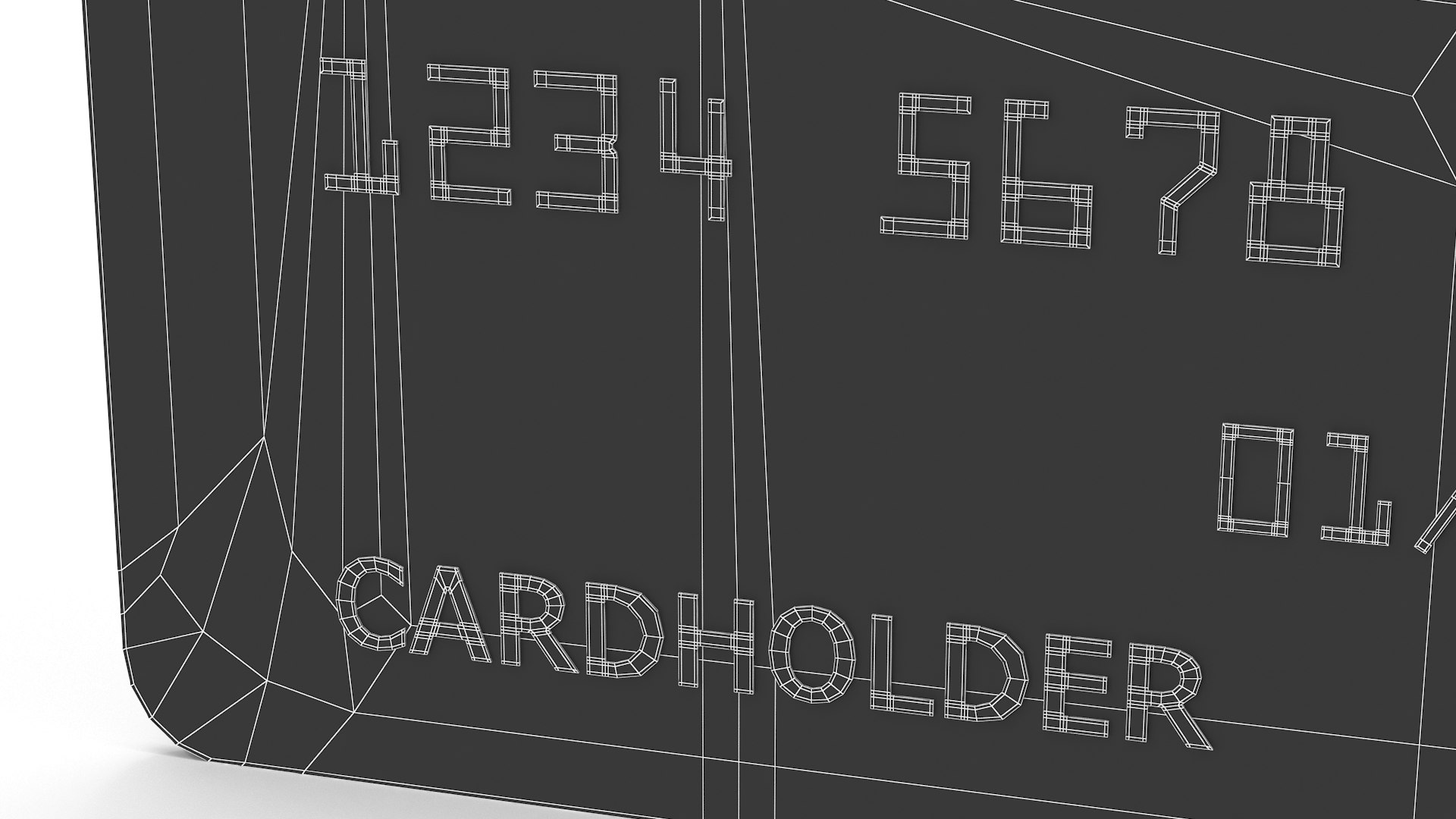 Credit Card 3D - TurboSquid 1946126