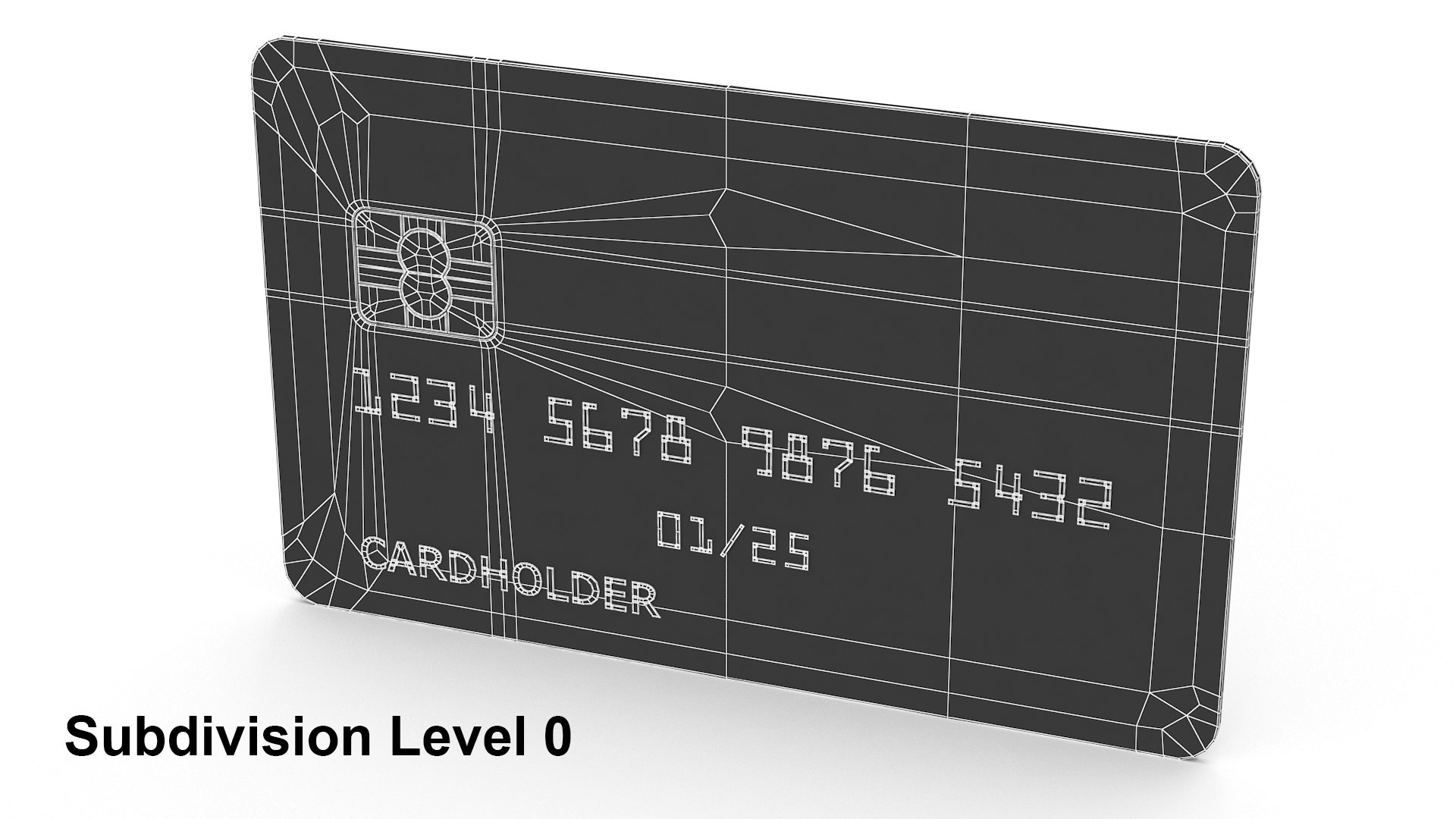 Credit Card 3D - TurboSquid 1946126