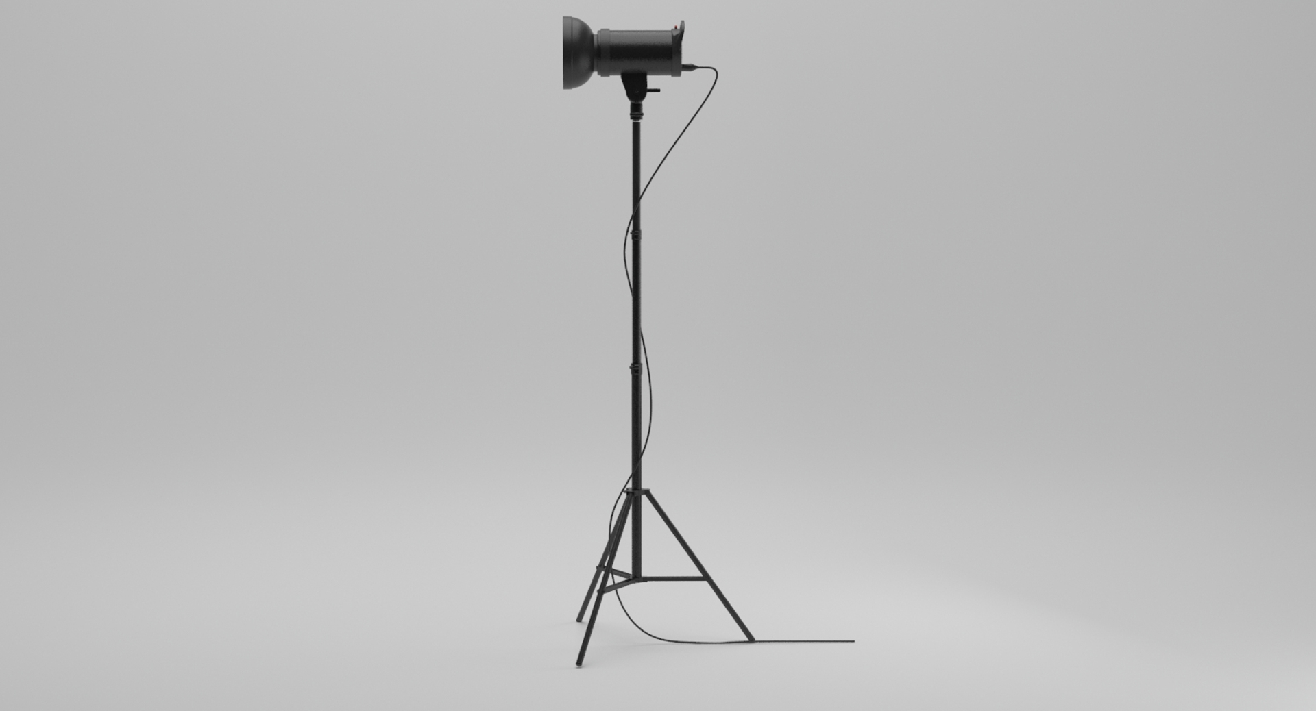 3D Strobe Studio Head Tripod Model - TurboSquid 1340035