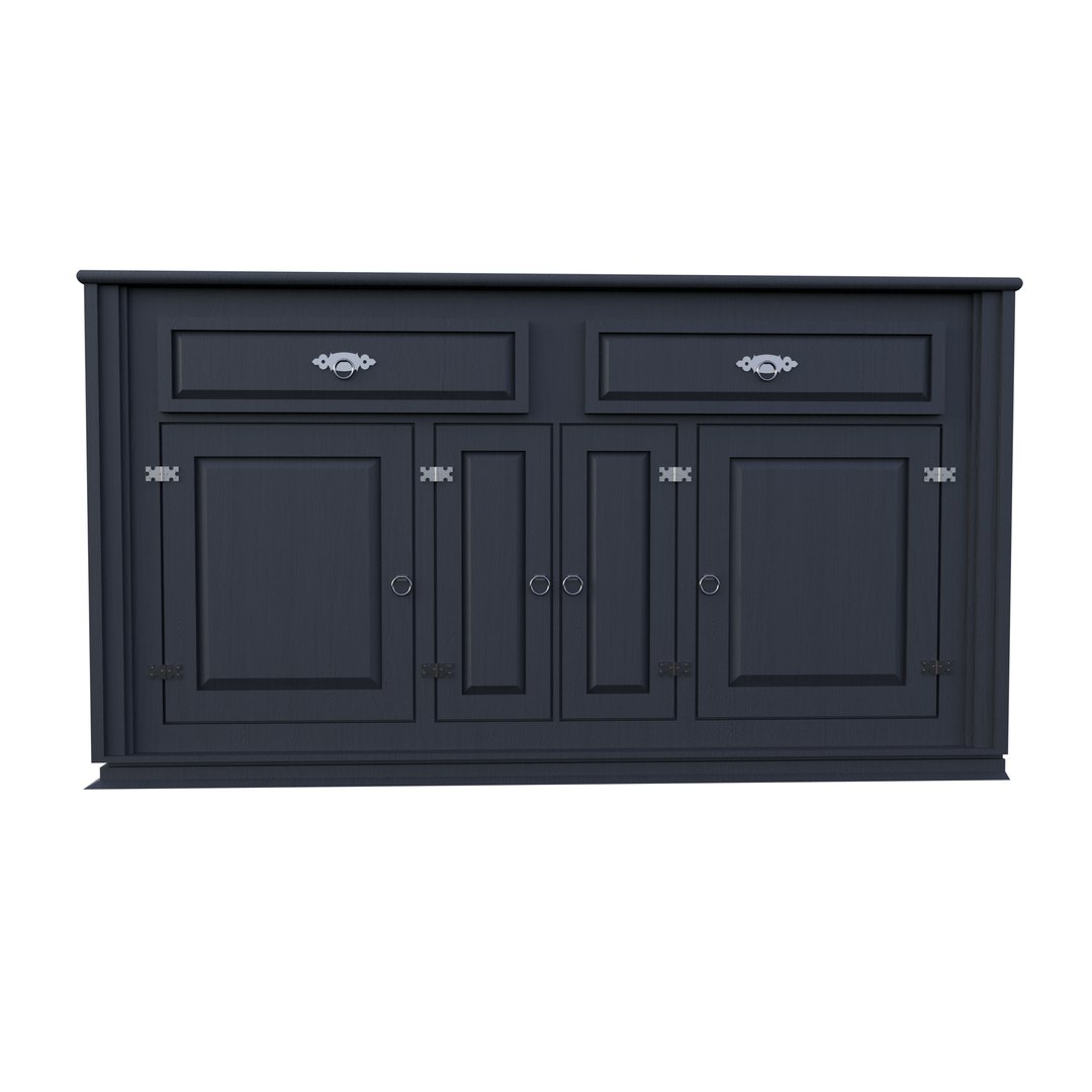 Goth Vintage Cabinet - Armario 3D Model - TurboSquid 2334836