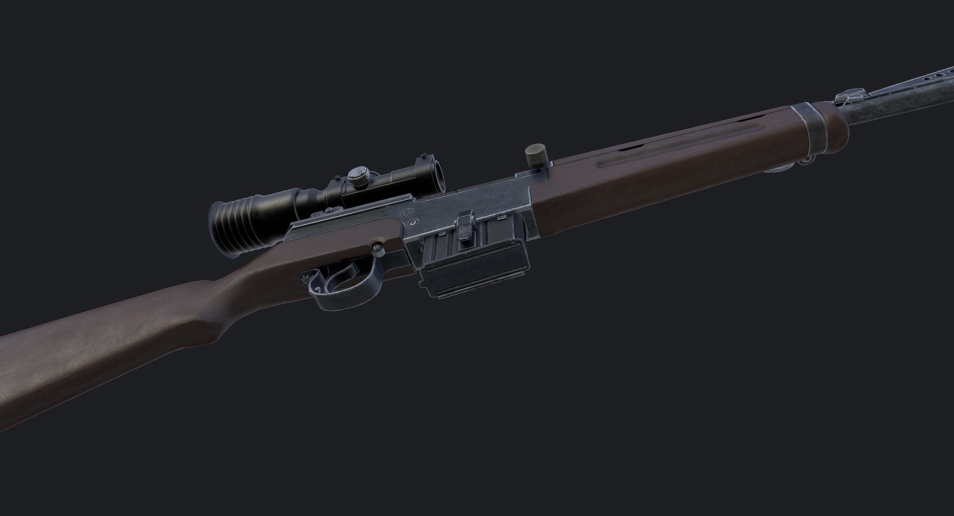 3d Obj Mas-49 56 Rifle