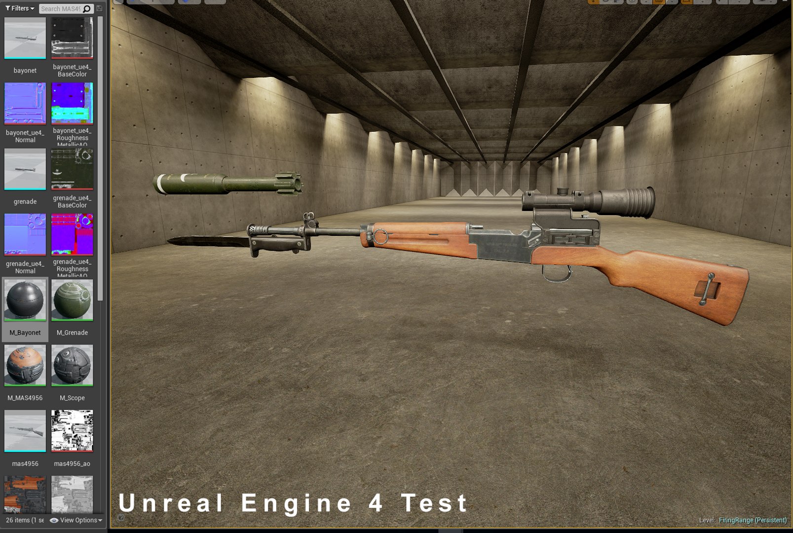 3d obj mas-49 56 rifle