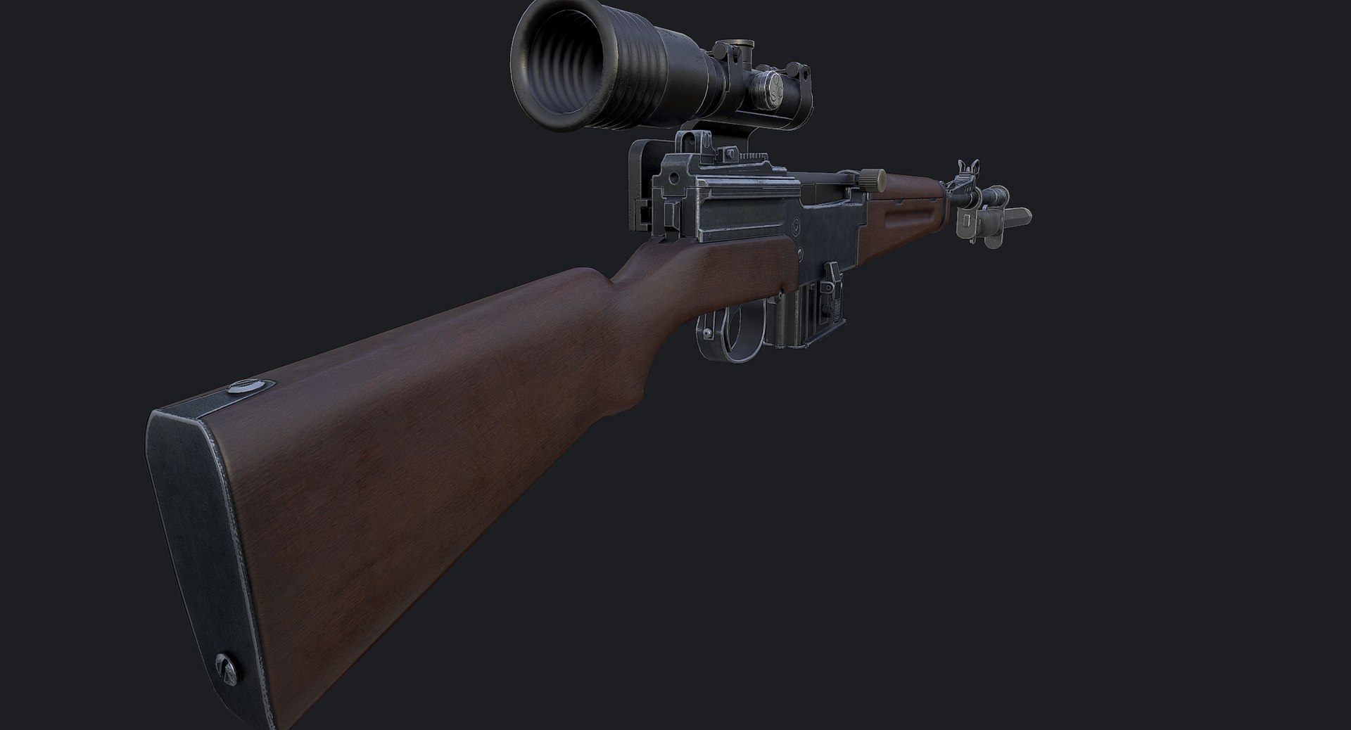 3d Obj Mas-49 56 Rifle