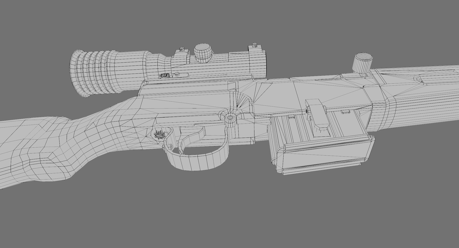 3d obj mas-49 56 rifle