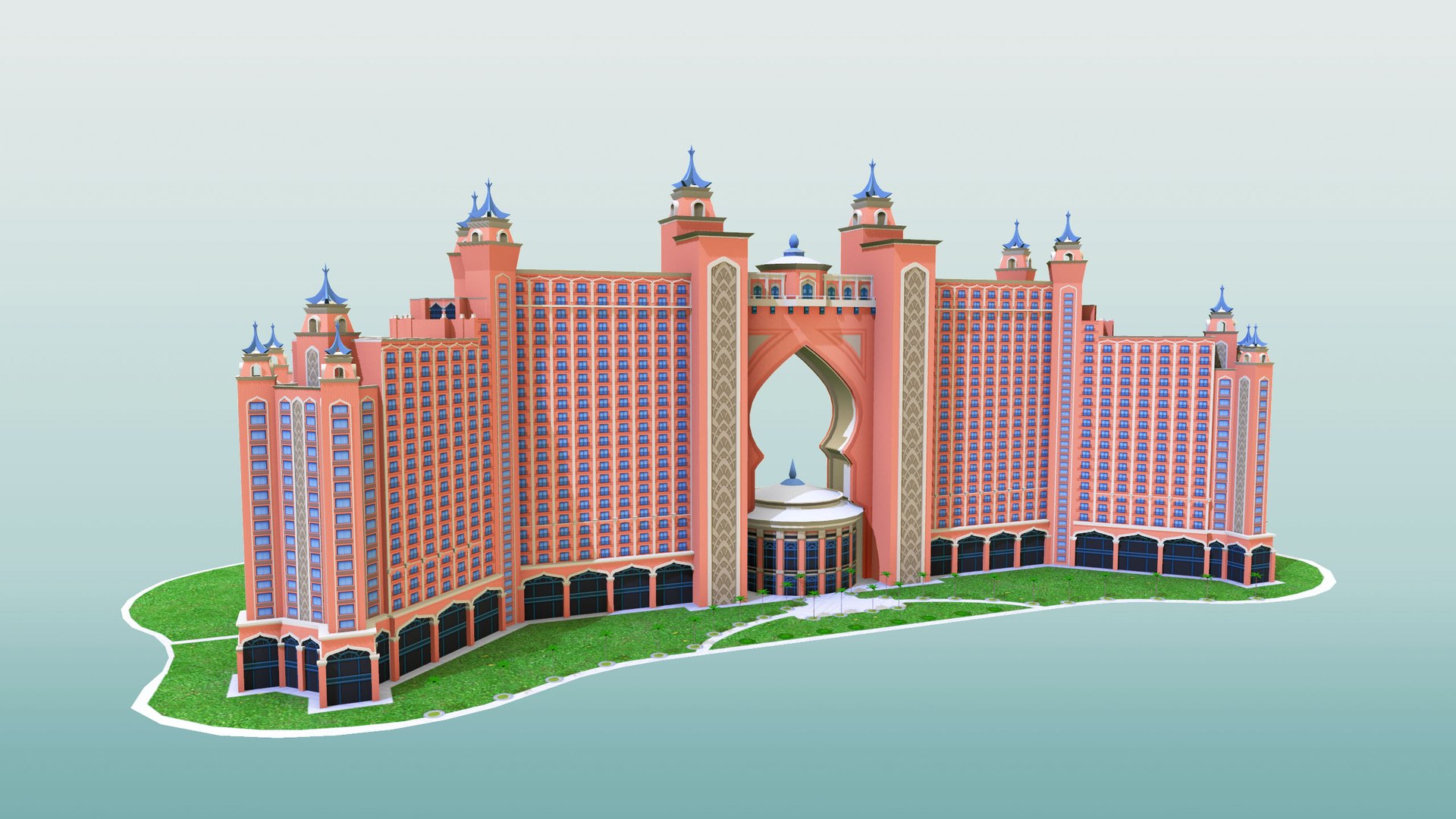 3D Atlantis Dubai - TurboSquid 1304220