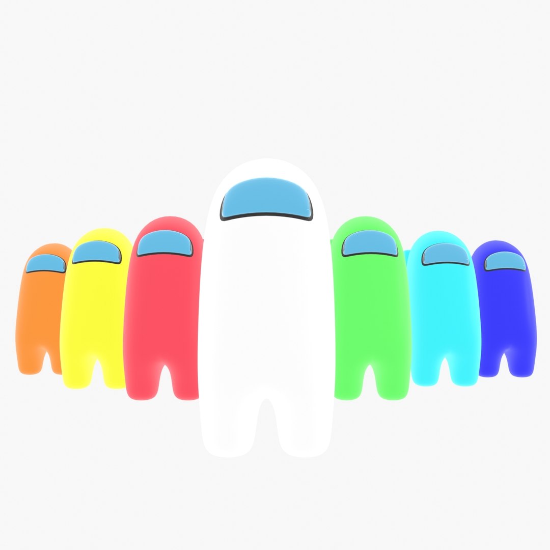Among Us All Colors Pack 3D 모델 - TurboSquid 1961724