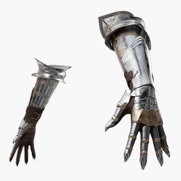 Female Knigt Elbow Wrist Armor MidPoly 3D - TurboSquid 2034165