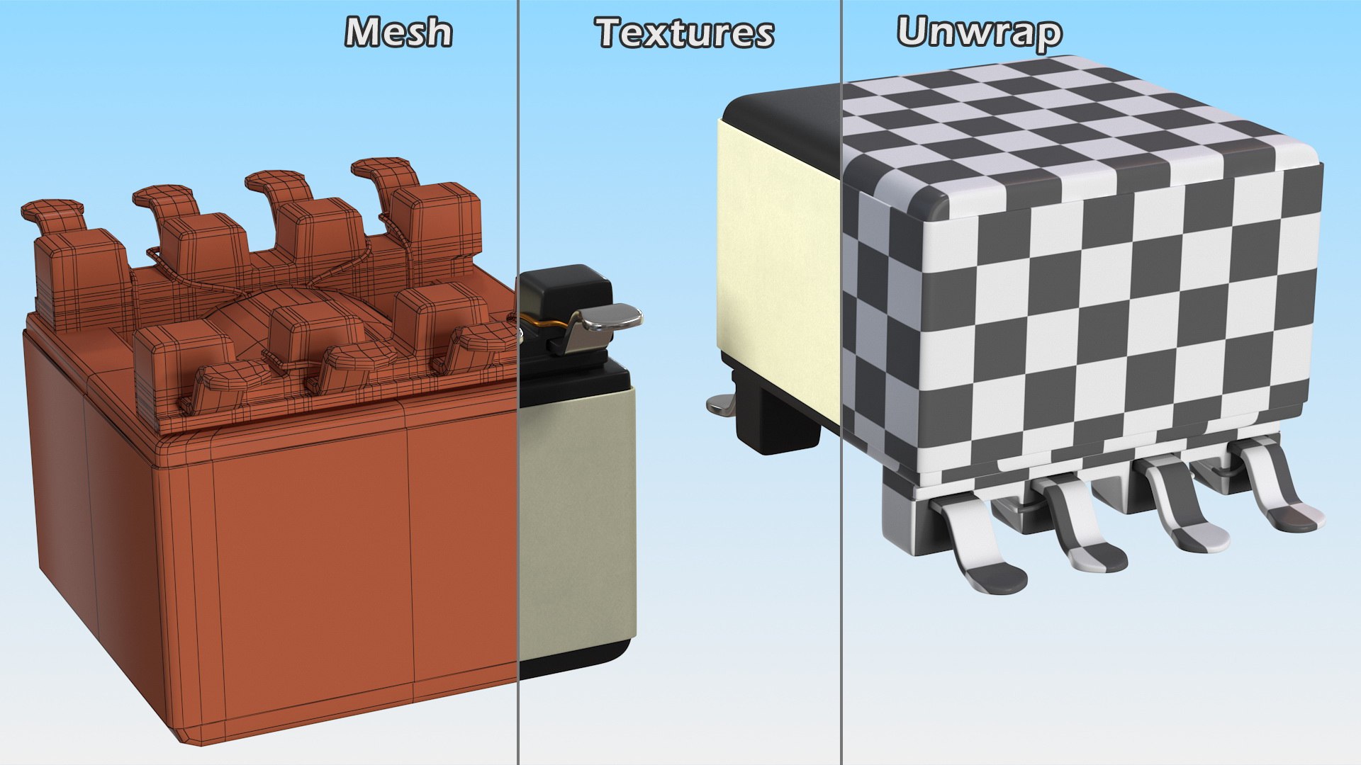 3D Gate Drive Transformer Soldered Model - TurboSquid 1672935