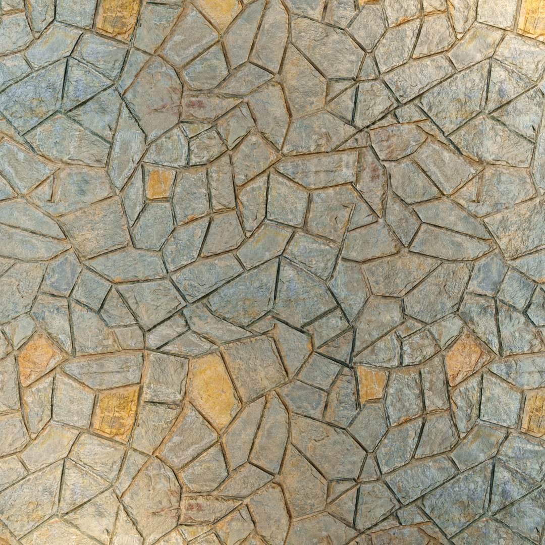 3D 4K PBR Grouted Stone Wall Material Model - TurboSquid 2331291