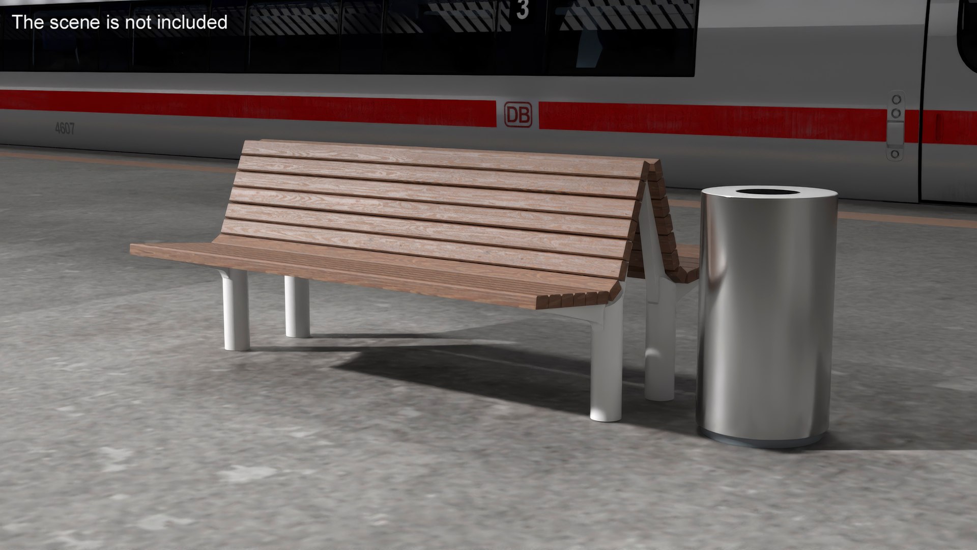 Double Sided Bench 3D Model - TurboSquid 2337923