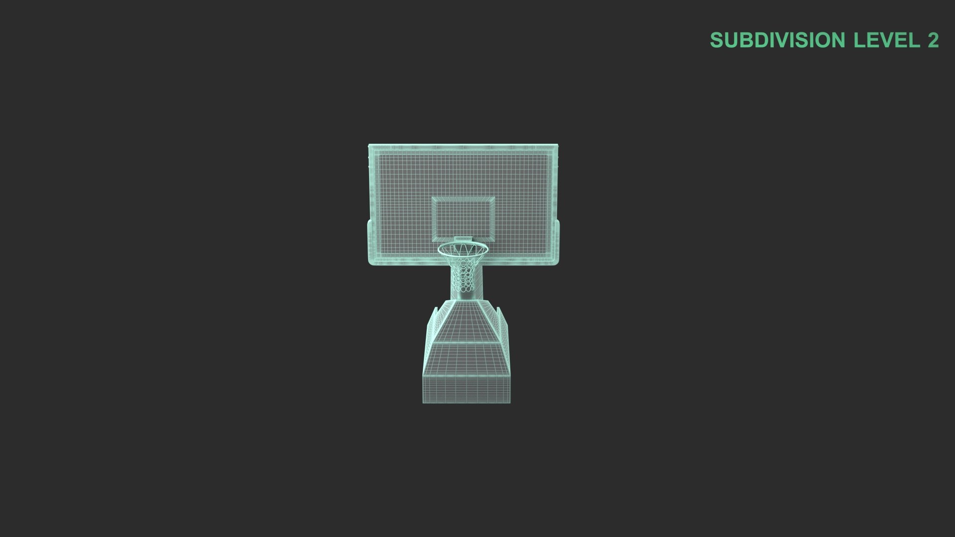 Professional Basketball Hoop Stand Model - TurboSquid 2319330