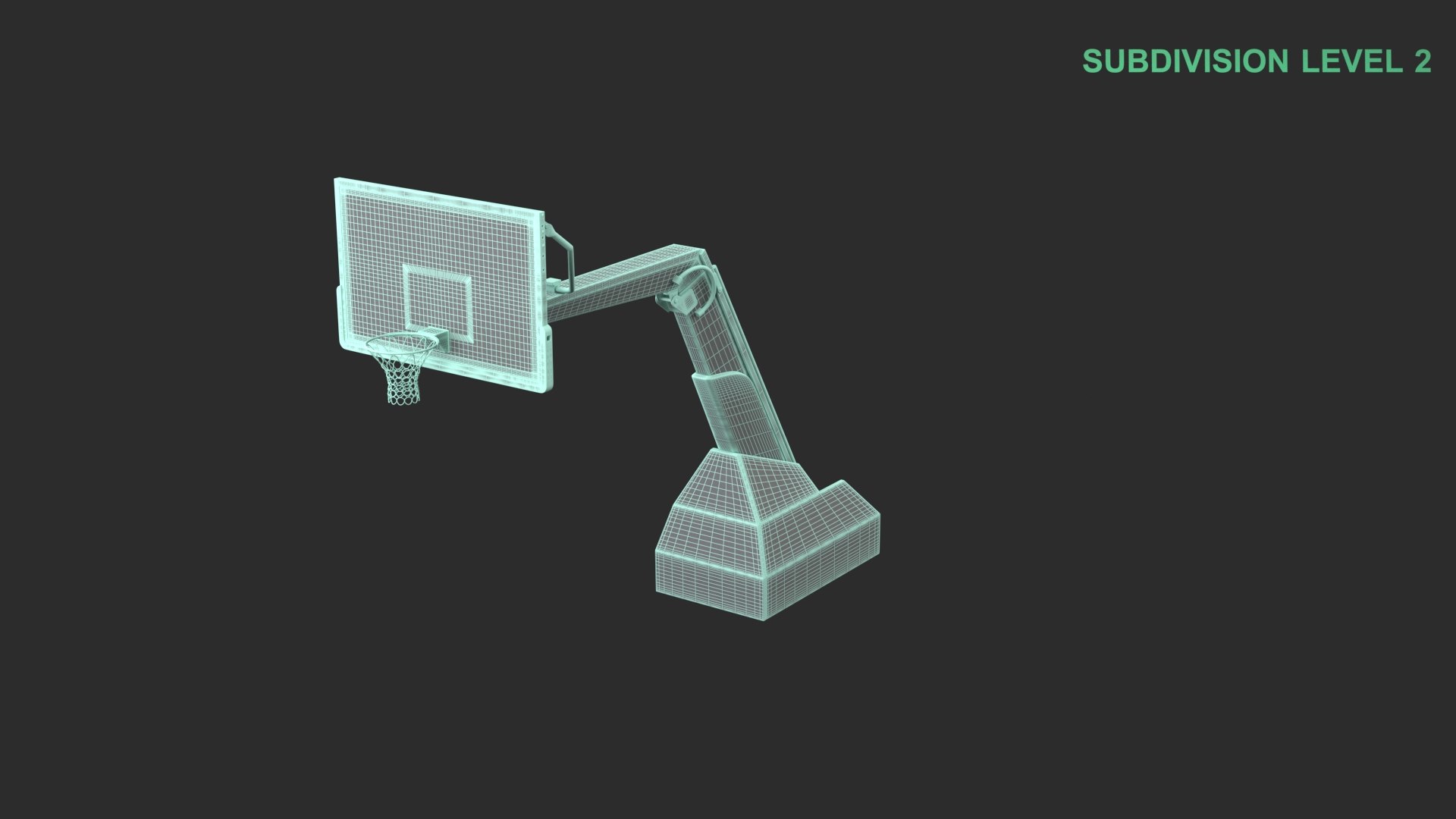 Professional Basketball Hoop Stand Model - TurboSquid 2319330