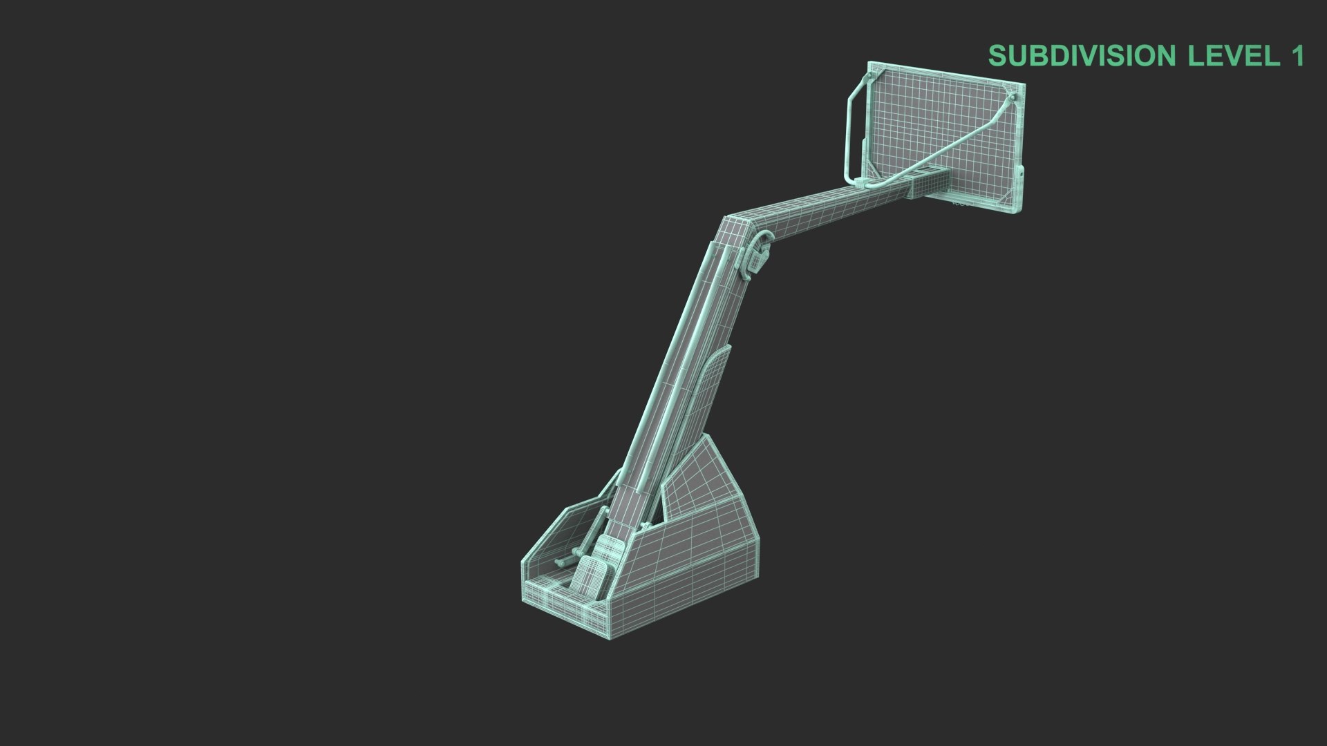 Professional Basketball Hoop Stand Model - TurboSquid 2319330