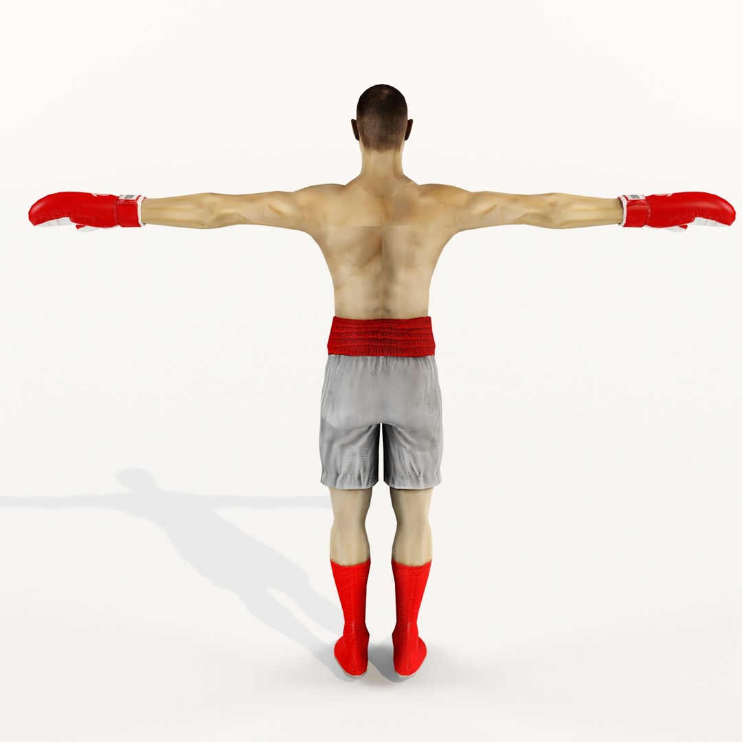 3D Model Male Boxer Character - TurboSquid 1480179